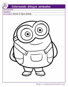 Dibujos animados para pintar fáciles [IMPRIMIBLES]