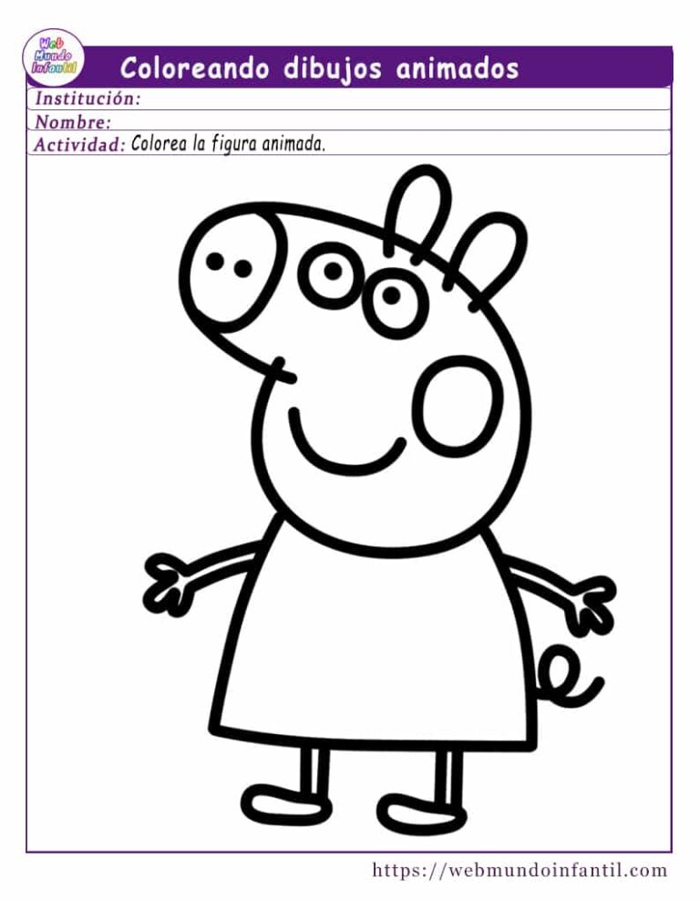 Dibujos animados para pintar fáciles [IMPRIMIBLES]