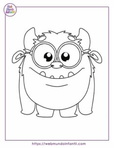 Dibujos de Monstruos Para Colorear e Imprimir ¡GRATIS!