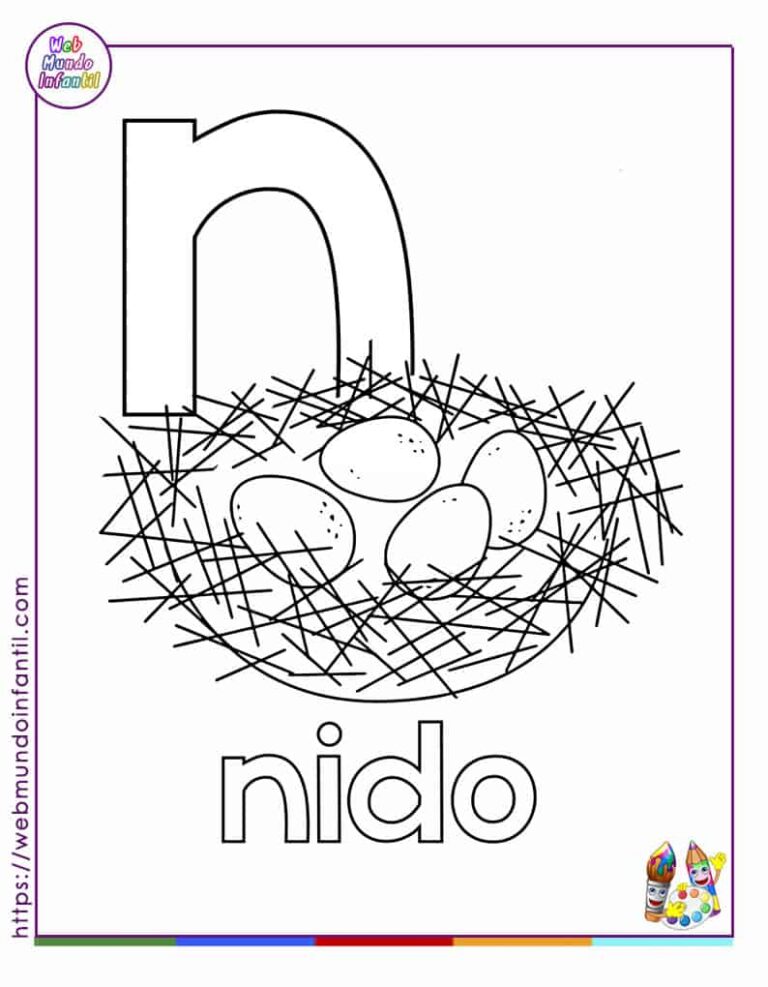 Letras del abecedario en minúscula para colorear [ DIBUJOS ]