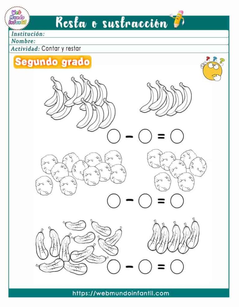 Actividades de matemáticas para segundo grado de primaria