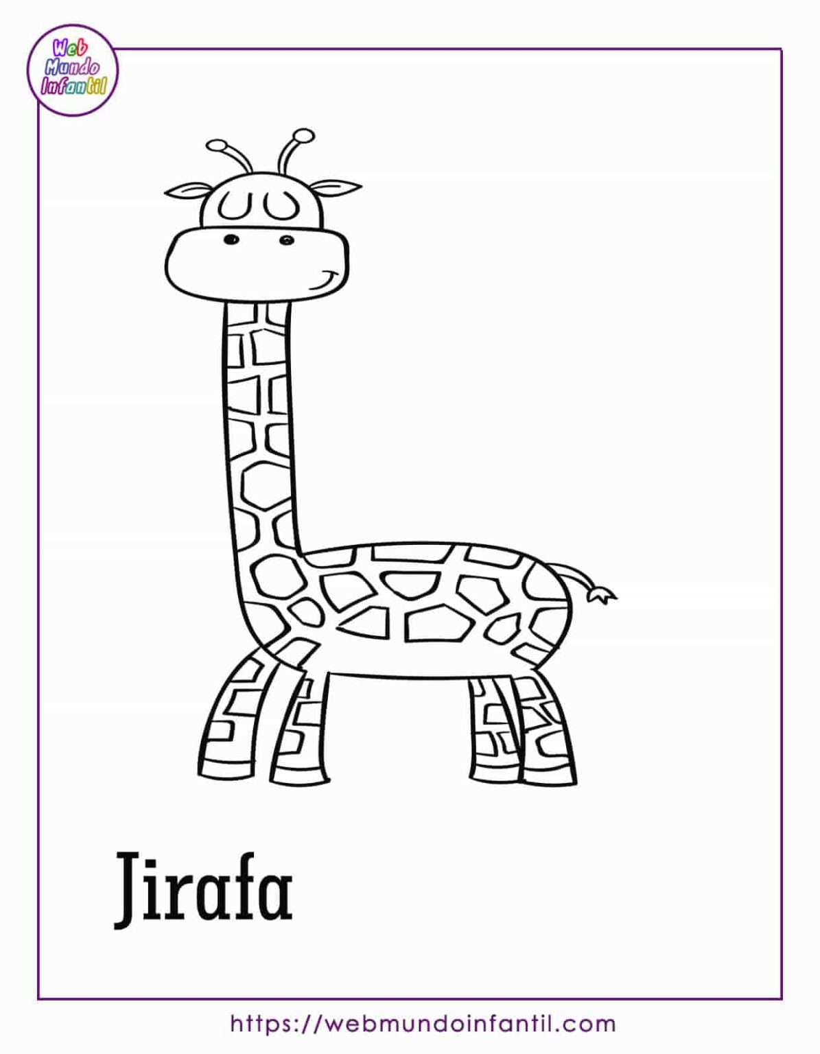 Dibujos de animales animados para colorear e imprimir