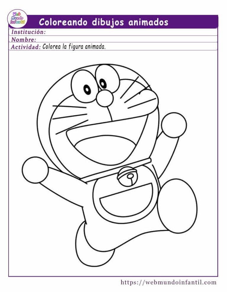 Dibujos animados para pintar fáciles [IMPRIMIBLES]