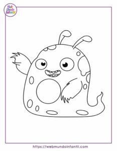 Dibujos de Monstruos Para Colorear e Imprimir ¡GRATIS!