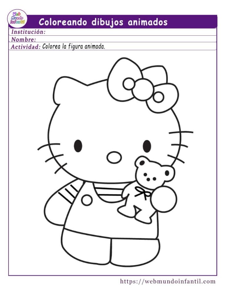 Dibujos animados para pintar fáciles [IMPRIMIBLES]