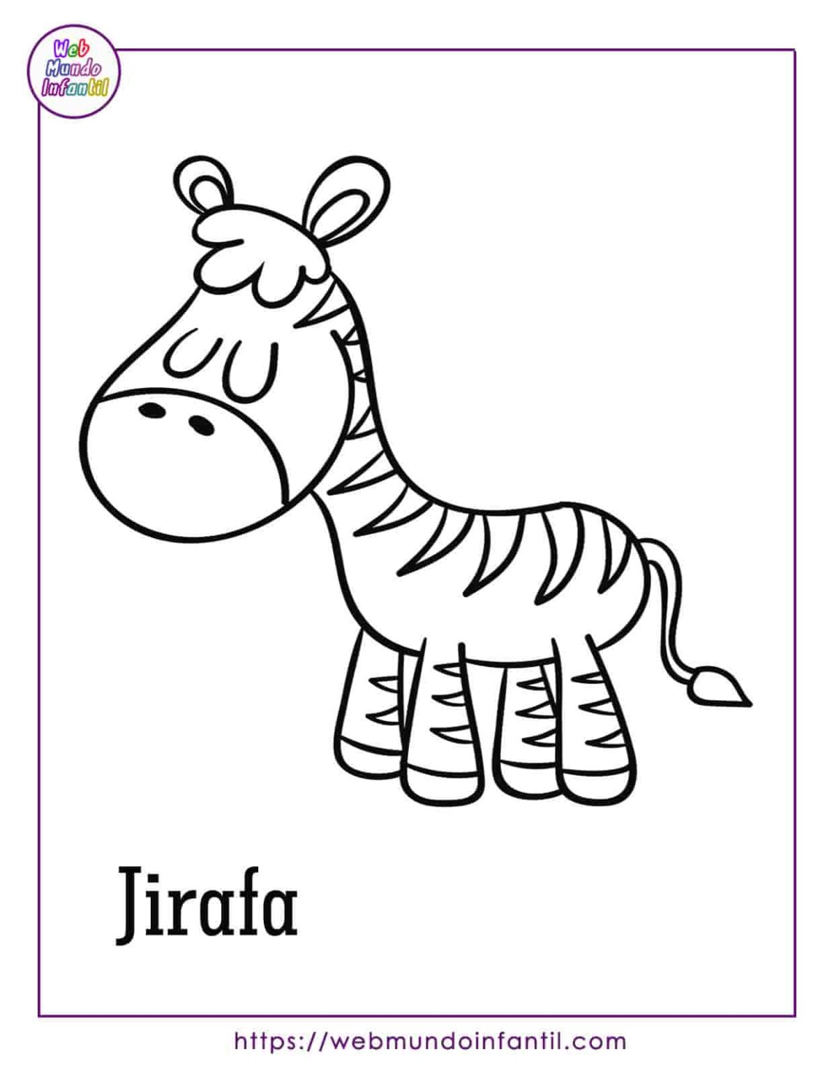 Dibujos de animales animados para colorear e imprimir