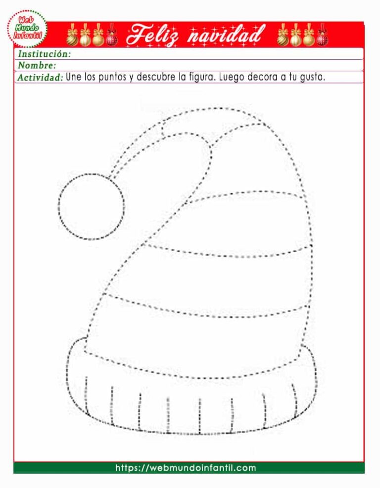 Ejercicios de grafomotricidad para navidad ¡Una fecha muy especial!
