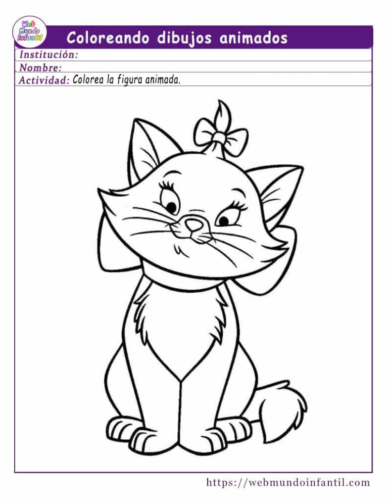 Dibujos animados para pintar fáciles [IMPRIMIBLES]