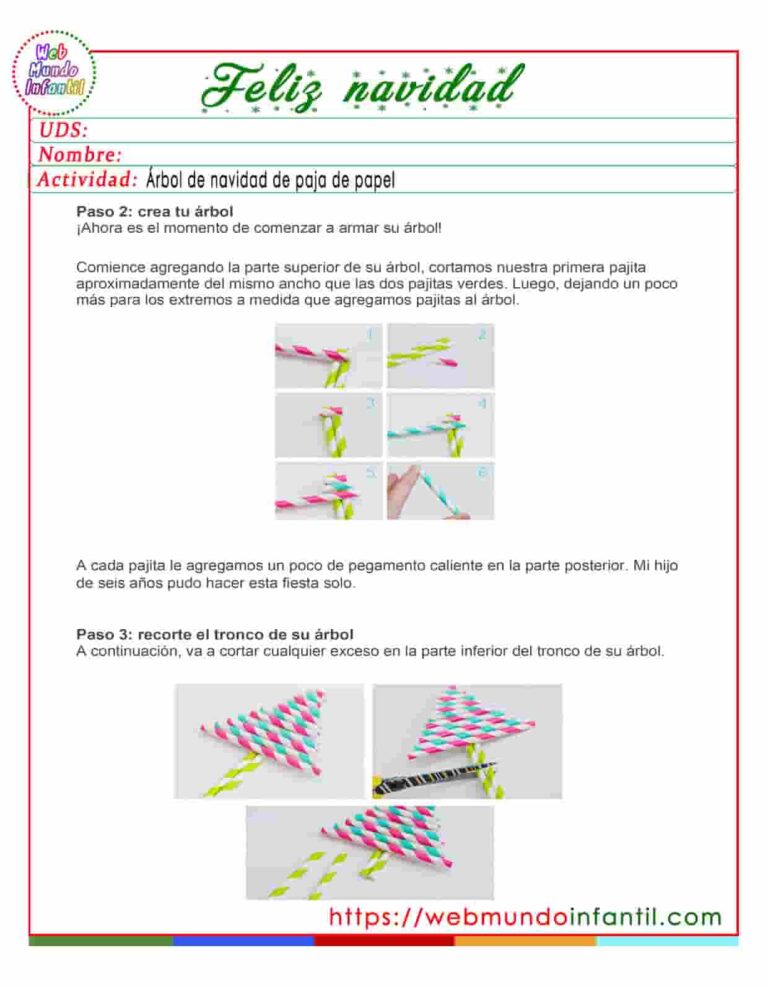 Actividades de navidad para niños de preescolar para imprimir