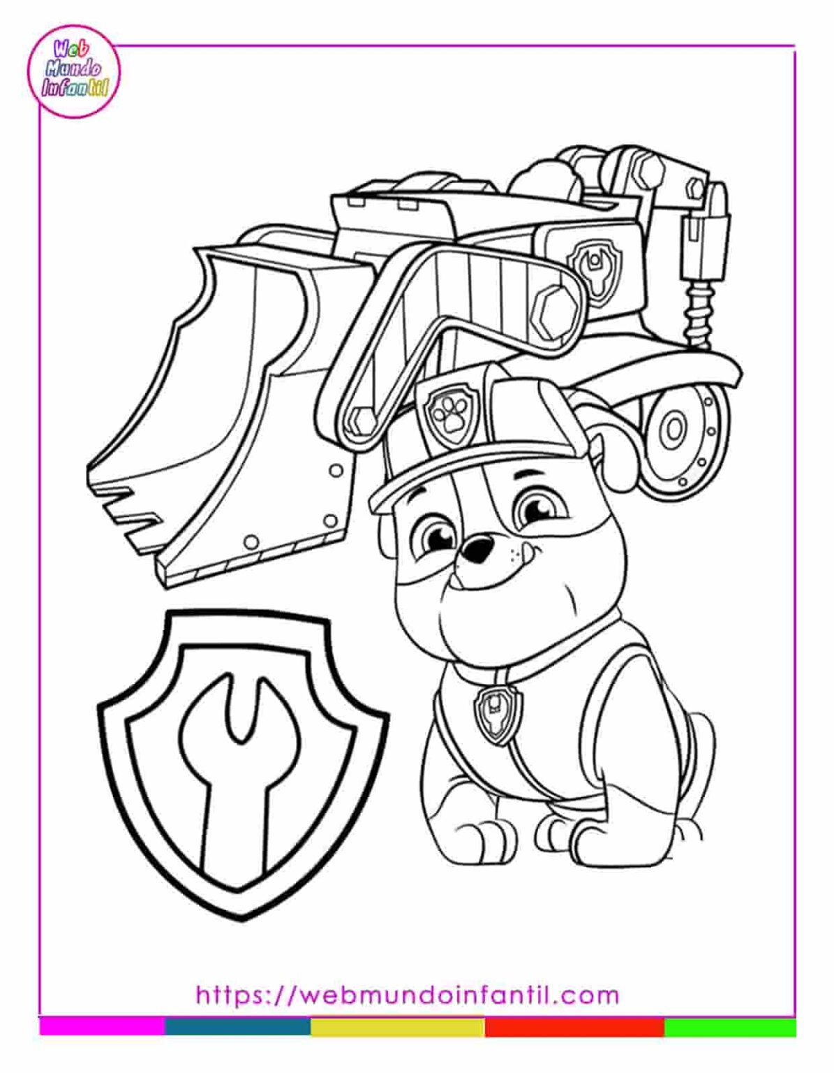 Dibujos de paw patrol para colorear [Imprimir y Pintar]