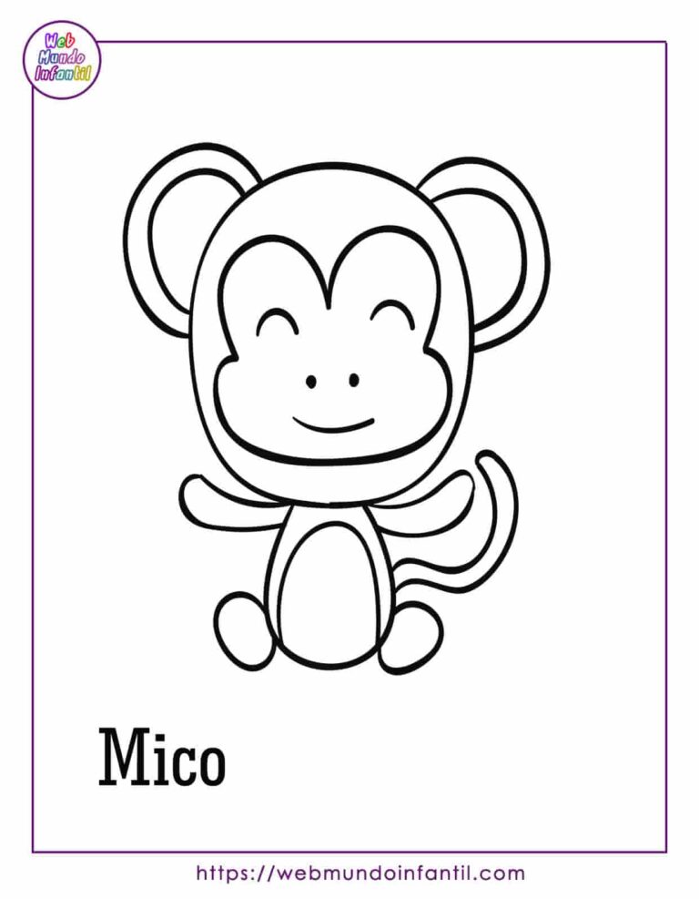 Dibujos de animales animados para colorear e imprimir