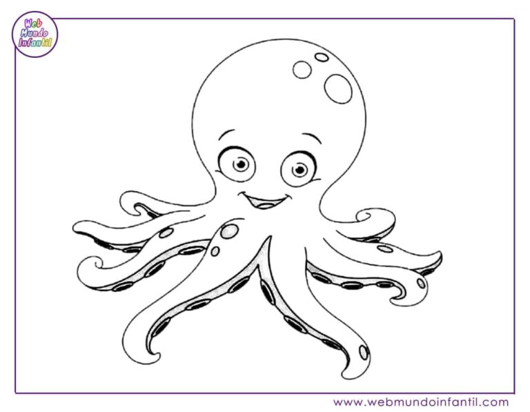 Dibujos de animales marinos para colorear e imprimir