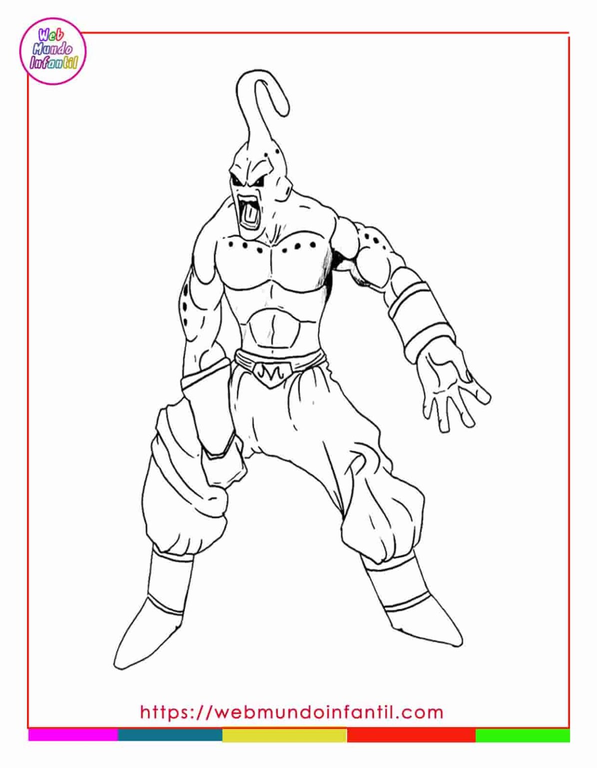 Dibujos De Goku Para Colorear Para Imprimir y Pintar