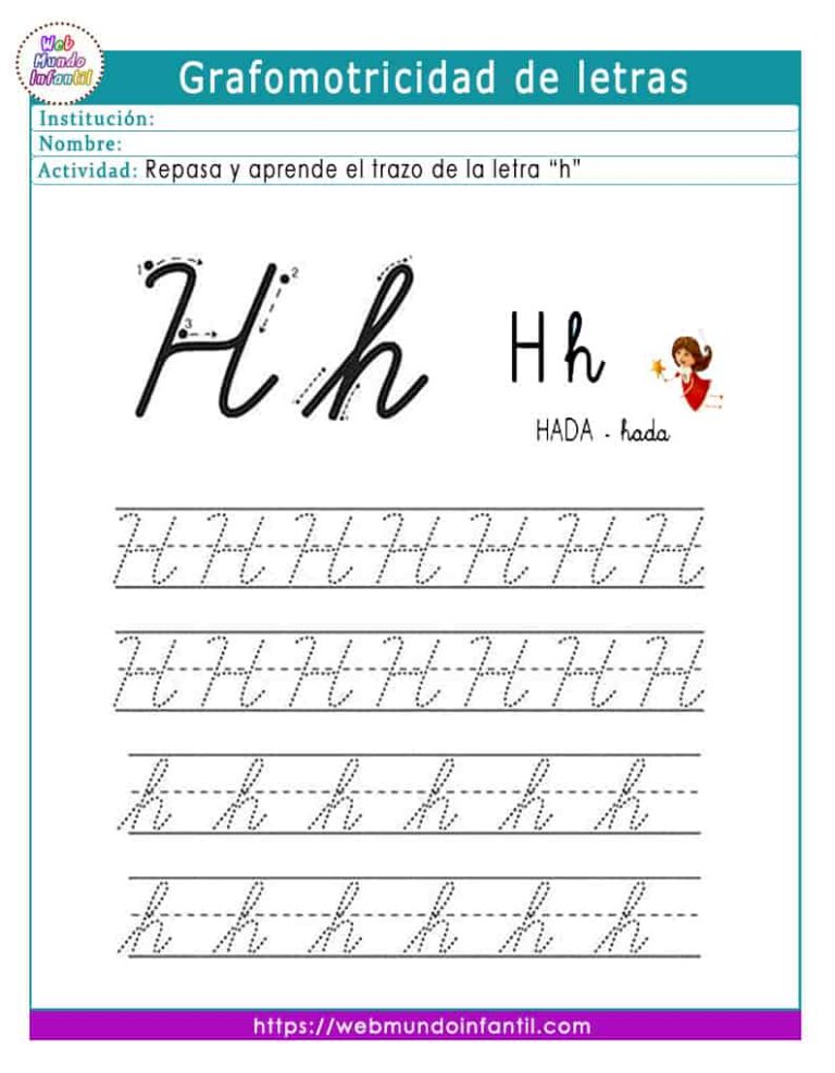 Grafomotricidad letras para imprimir en pdf