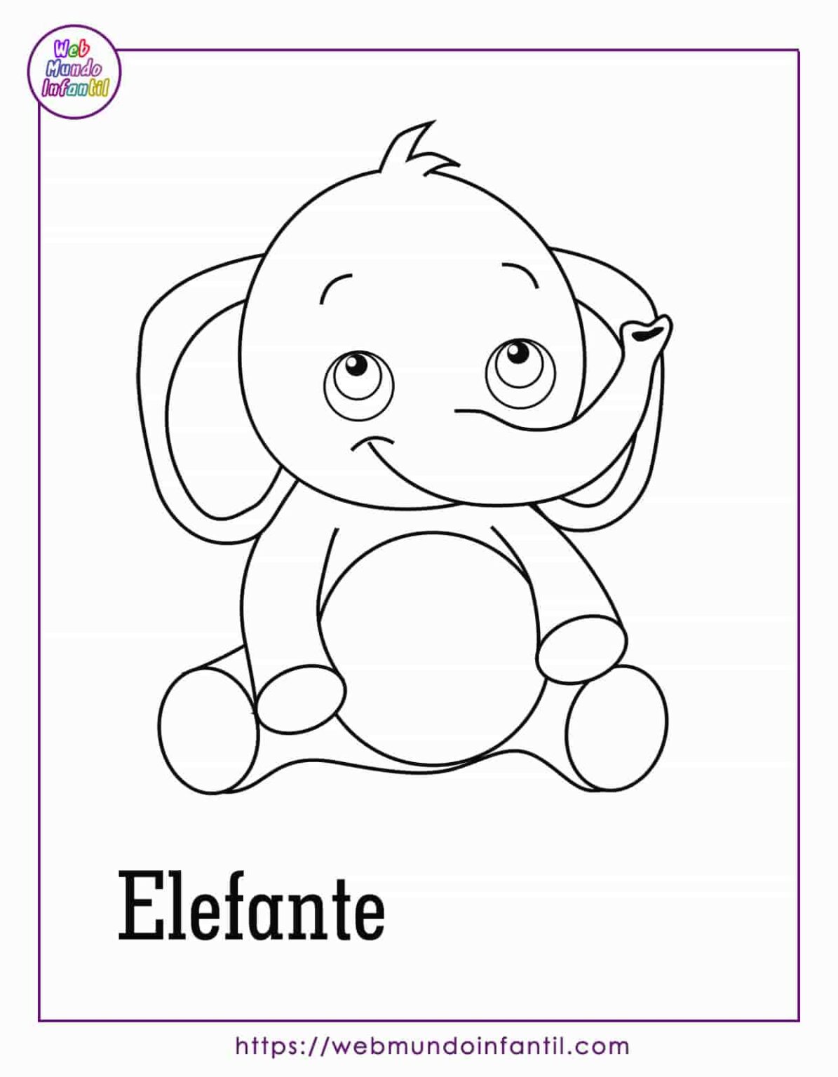 Dibujos de animales animados para colorear e imprimir