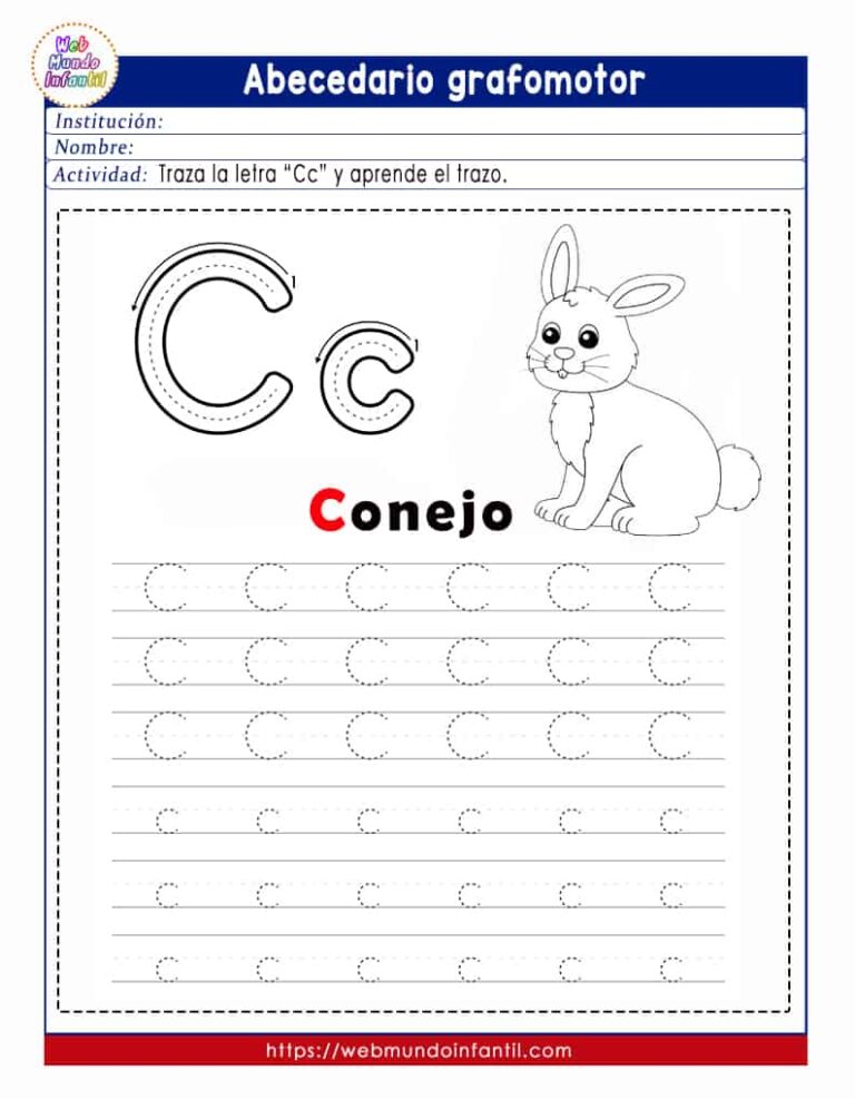 Completo Abecedario para trabajar la grafomotricidad