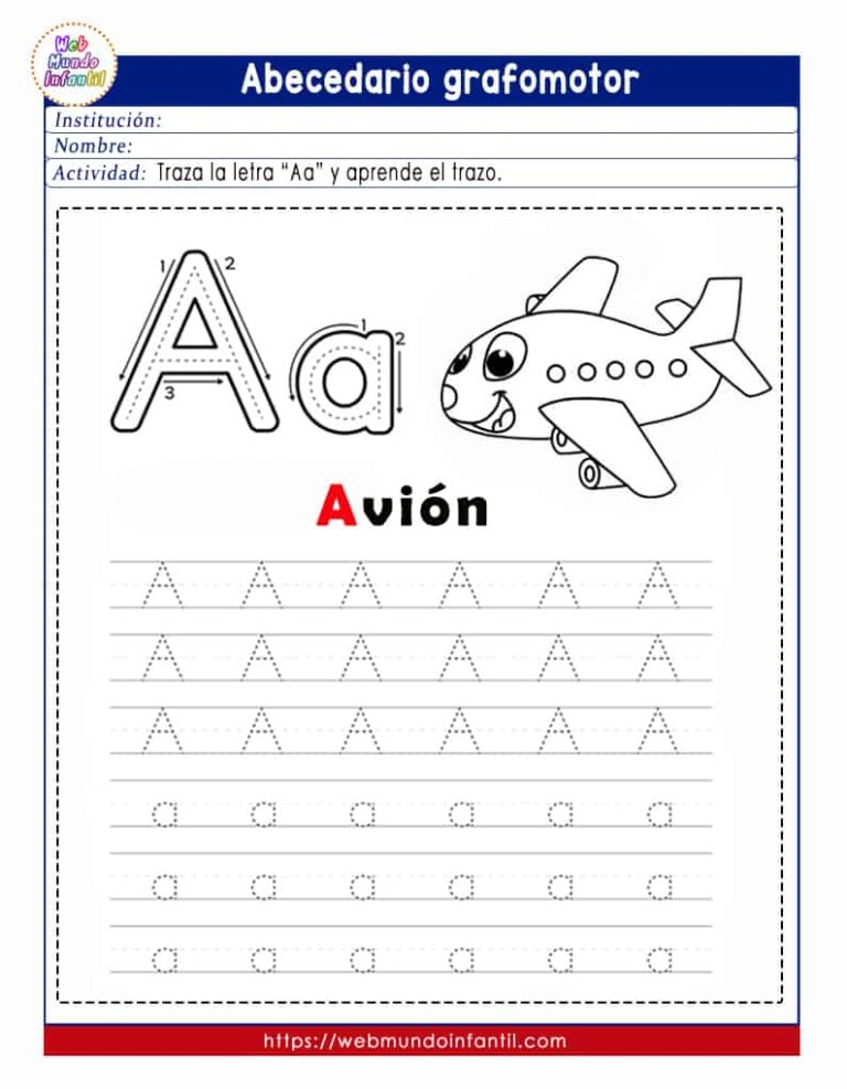 Completo Abecedario para trabajar la grafomotricidad