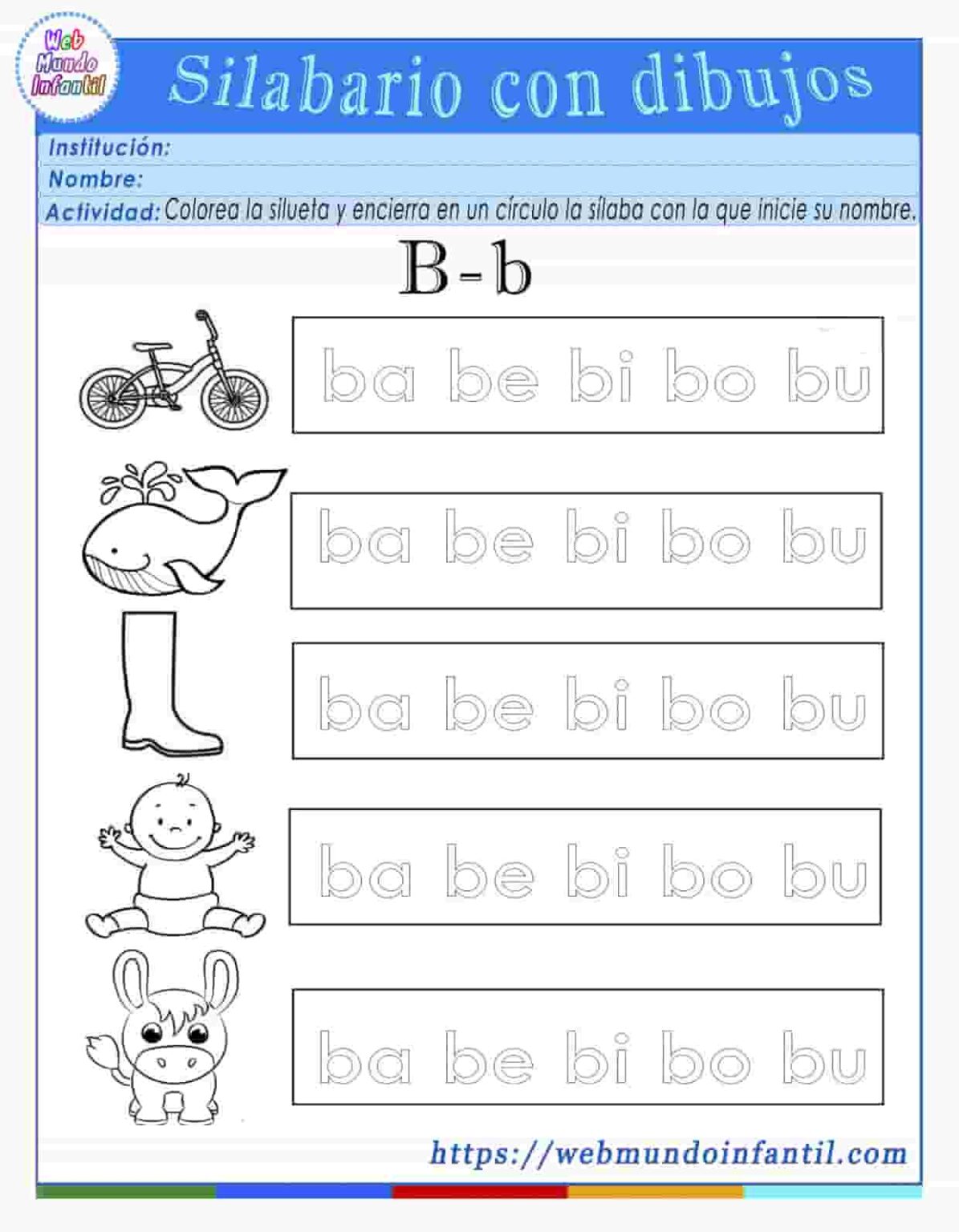 Actividades de lectoescritura para primer grado - Web Mundo Infantil