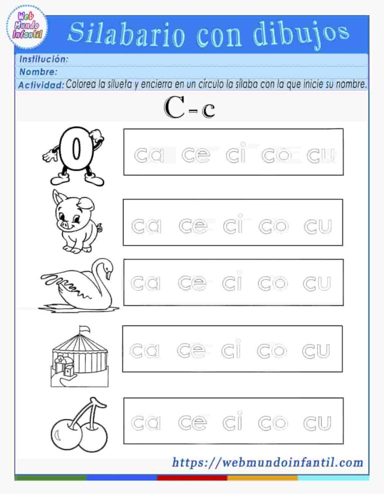 Actividades de lectoescritura para primer grado - Web Mundo Infantil