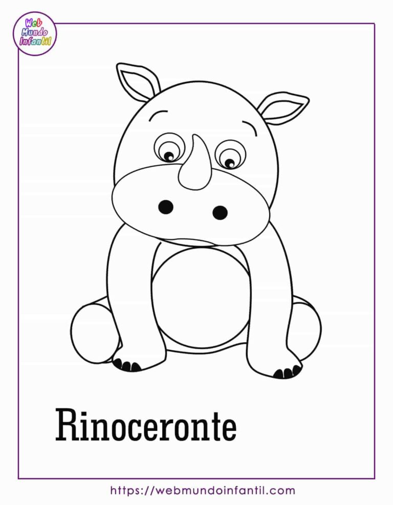 Dibujos de animales animados para colorear e imprimir