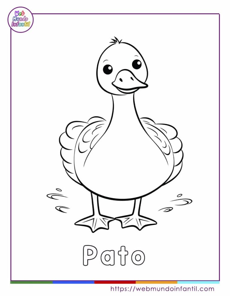 Dibujos de animales de la granja para colorear e imprimir