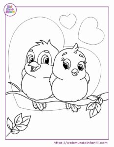 Dibujos de aves para colorear [Fichas para imprimir]