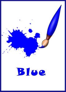 Los colores en inglés con dibujos para niños