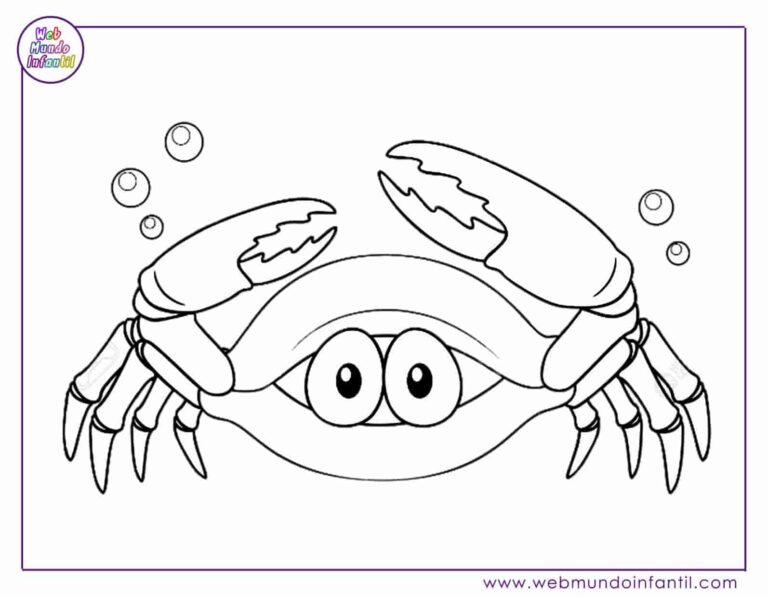 Dibujos de animales marinos para colorear e imprimir