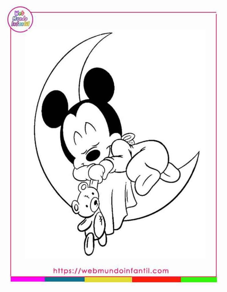 Dibujos Mickey Mouse para Colorear e imprimir en pdf