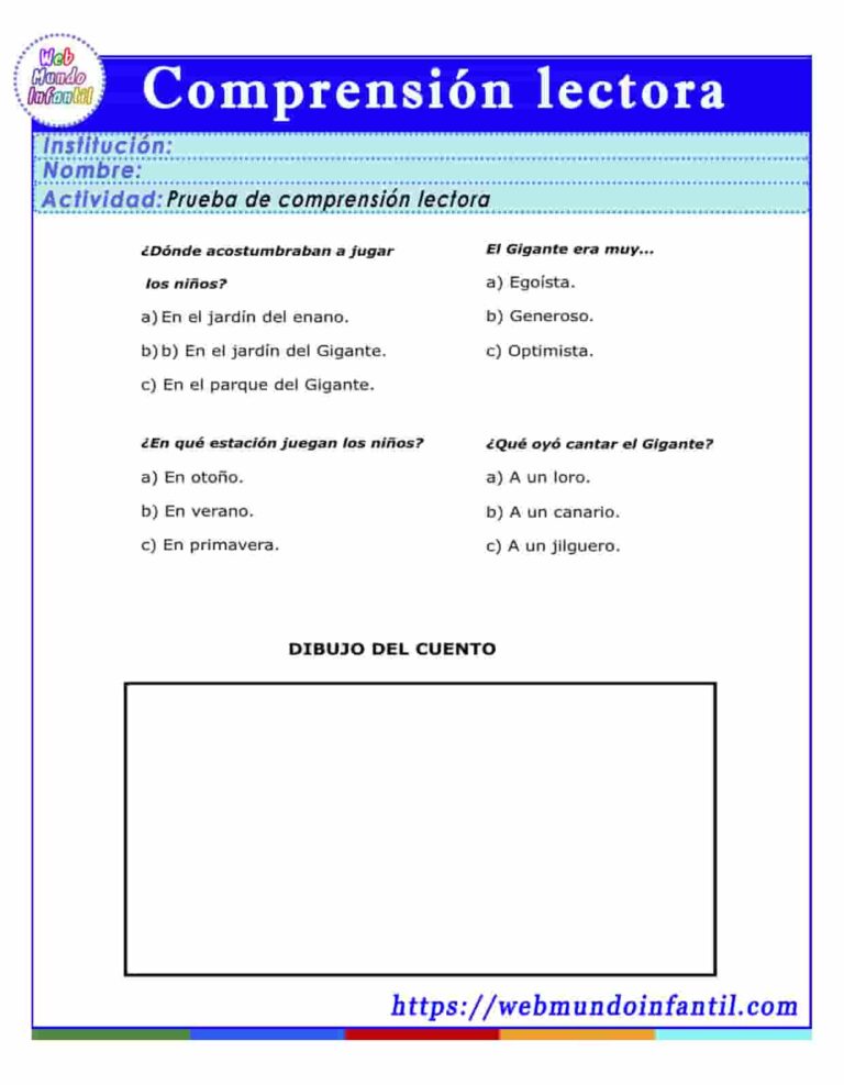 Actividades de lectoescritura para segundo grado - Web Mundo Infantil