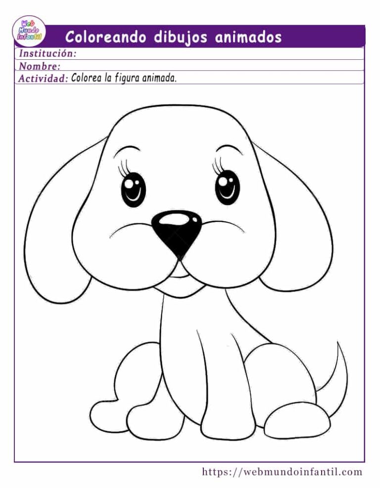 Dibujos animados para pintar fáciles [IMPRIMIBLES]