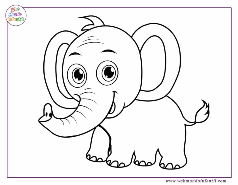 Dibujos de animales kawaii para colorear - Web Mundo Infantil