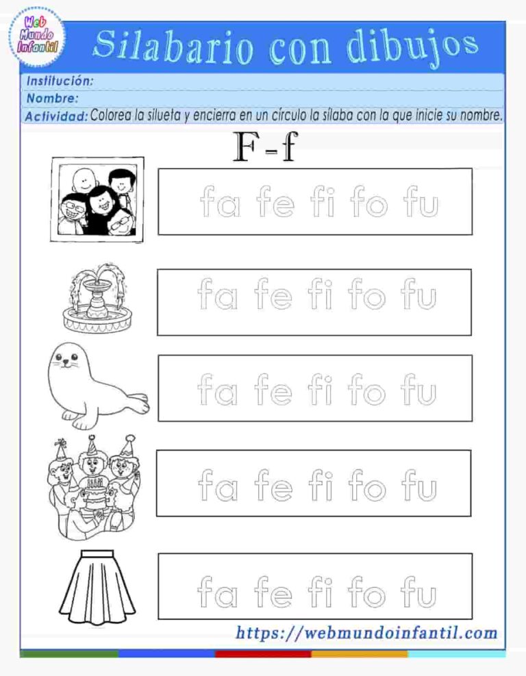Actividades de lectoescritura para primer grado - Web Mundo Infantil