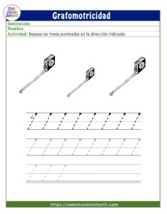 Actividades de grafomotricidad con fichas incluidas