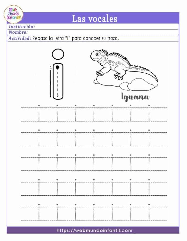 Ejercicios para reconocer las vocales [Aprender a leer y escribir]