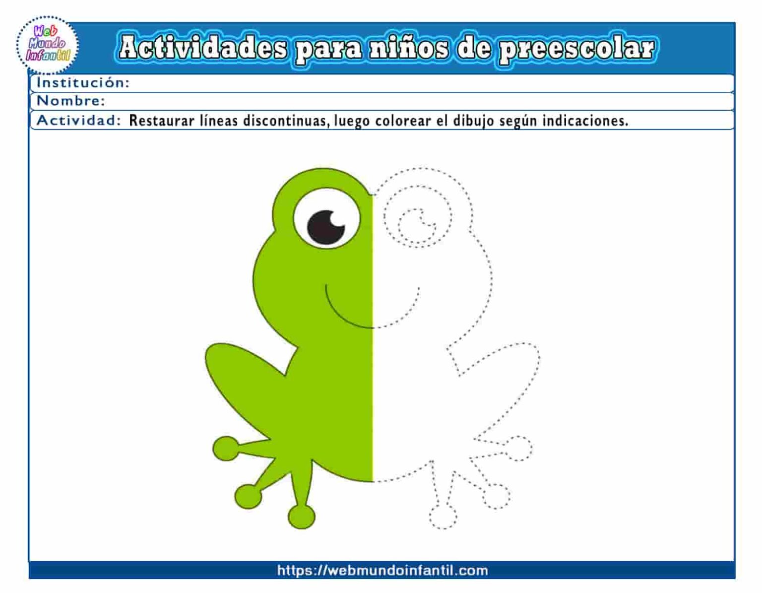 Actividades para niños de preescolar - Web Mundo Infantil