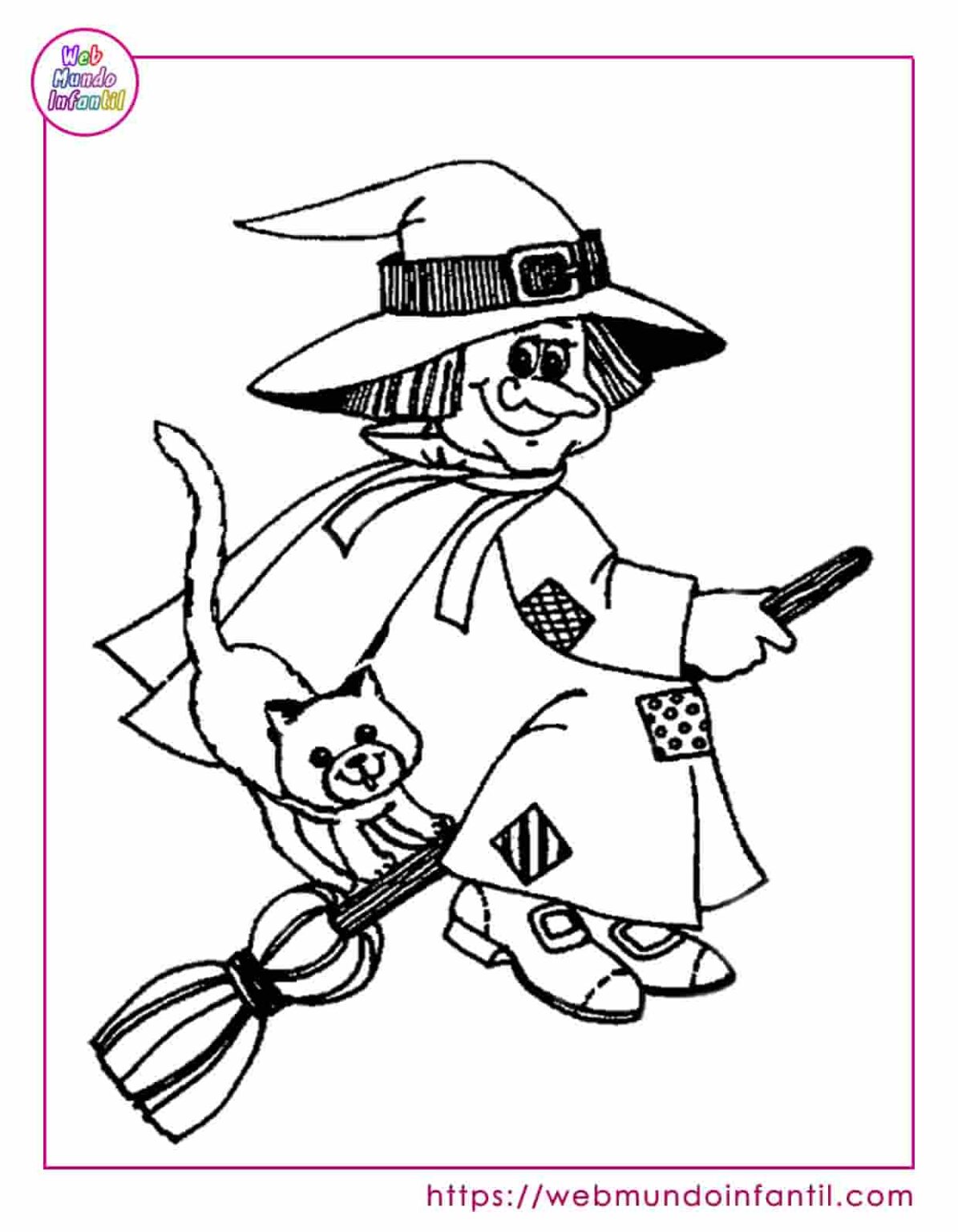 Dibujos de halloween para colorear e Imprimir