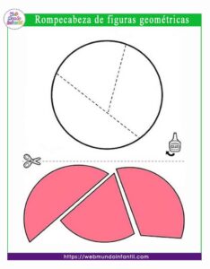 Rompecabezas de figuras geométricas para imprimir [Puzzles]