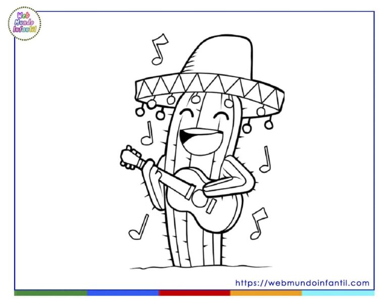 Dibujos de México Para Colorear e Imprimir