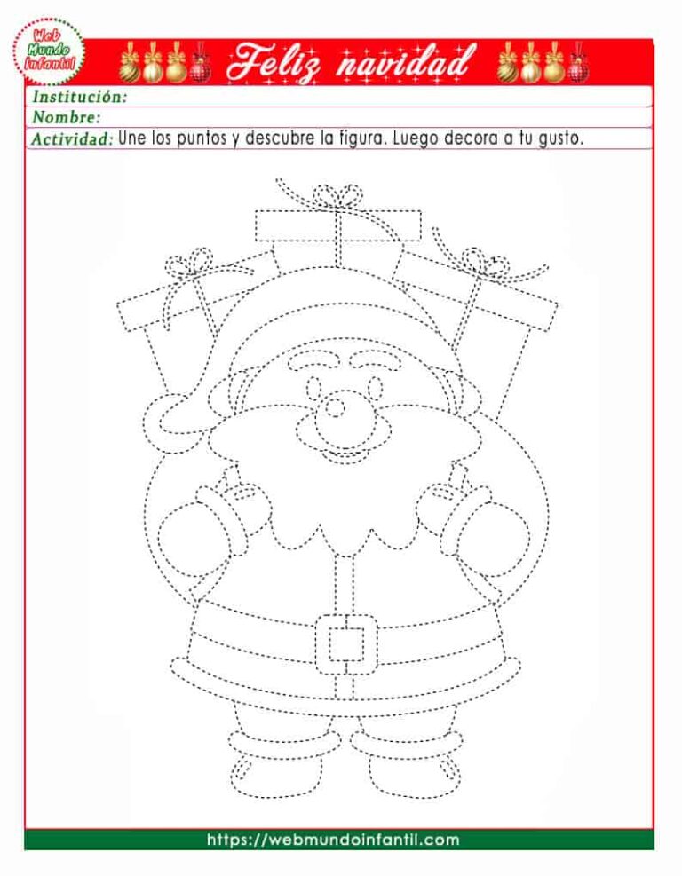 Ejercicios de grafomotricidad para navidad ¡Una fecha muy especial!