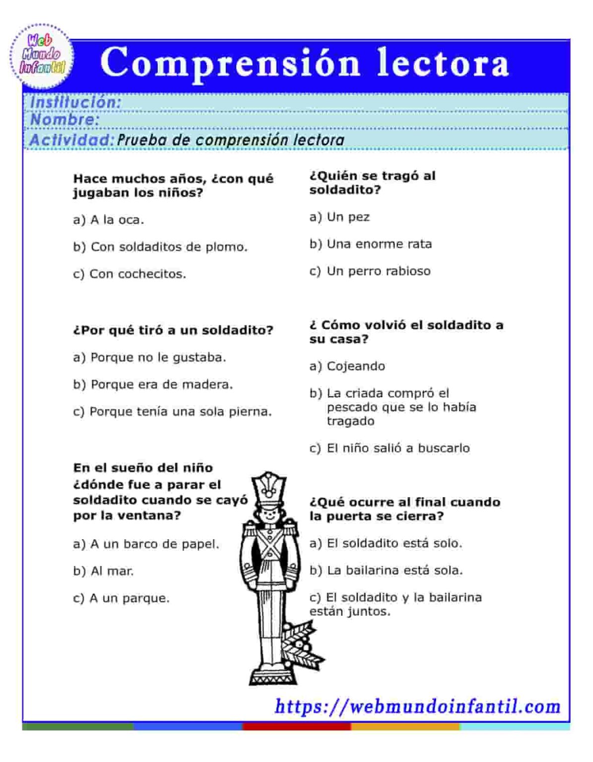 Actividades de lectoescritura para segundo grado - Web Mundo Infantil