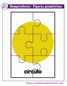 Rompecabezas de figuras geométricas para imprimir [Puzzles]
