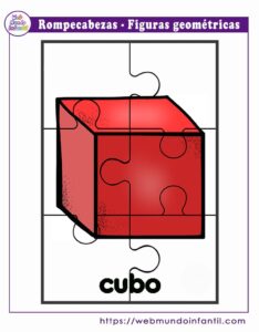 Rompecabezas de figuras geométricas para imprimir [Puzzles]