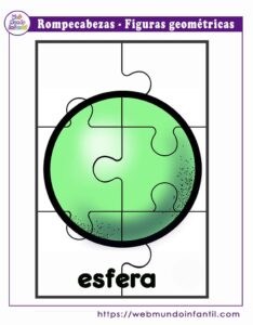 Rompecabezas de figuras geométricas para imprimir [Puzzles]