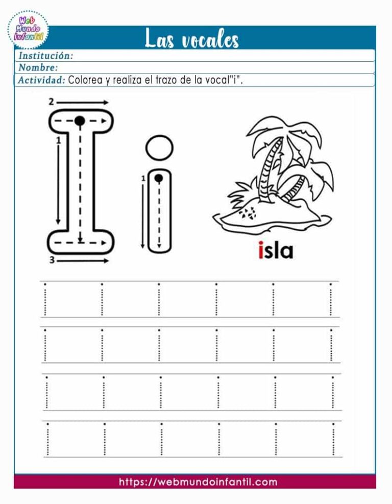 Ejercicios para reconocer las vocales [Aprender a leer y escribir]