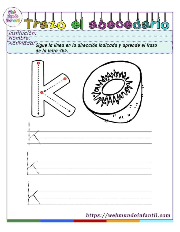 Ejercicios de lectoescritura para preescolar - Web Mundo Infantil