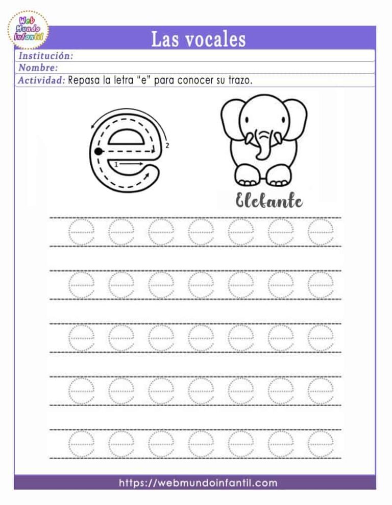 Ejercicios para reconocer las vocales [Aprender a leer y escribir]