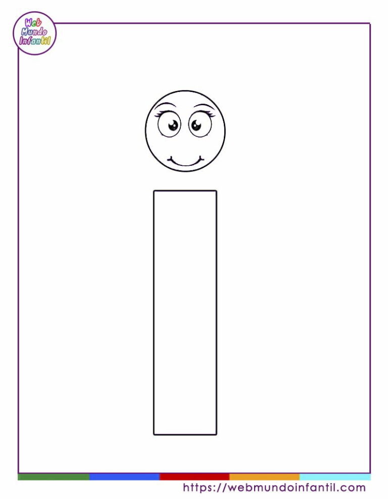 Dibujos para colorear las vocales minúsculas y mayúsculas [a-e-i-o-u]