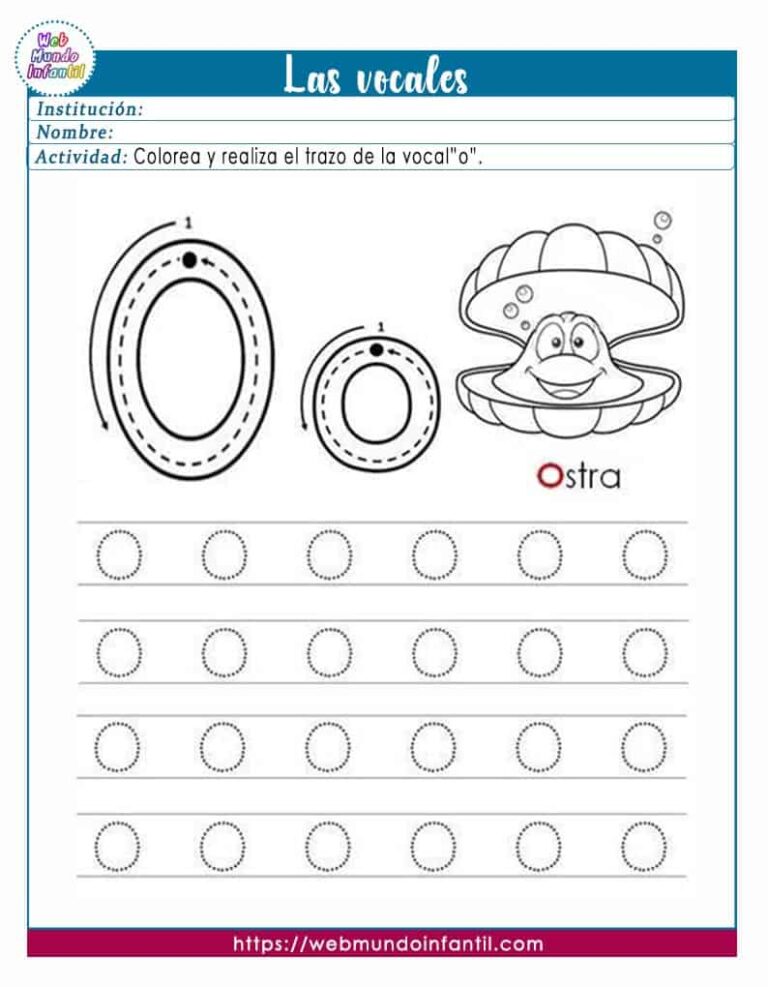 Ejercicios para reconocer las vocales [Aprender a leer y escribir]
