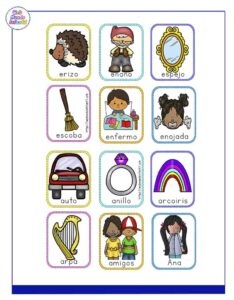 Lotería de vocales para imprimir en pdf